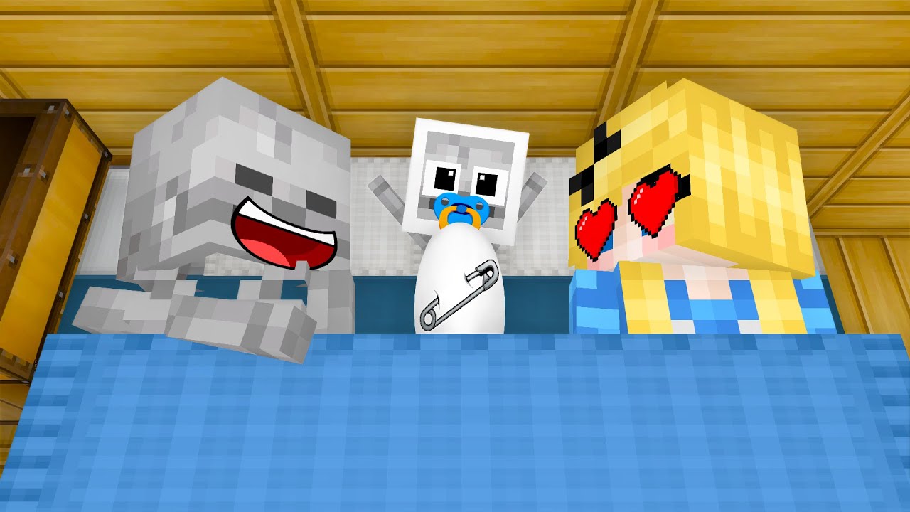 Monster School : POOR BABY SKELETON - Minecraft Animation - Minecraft ...