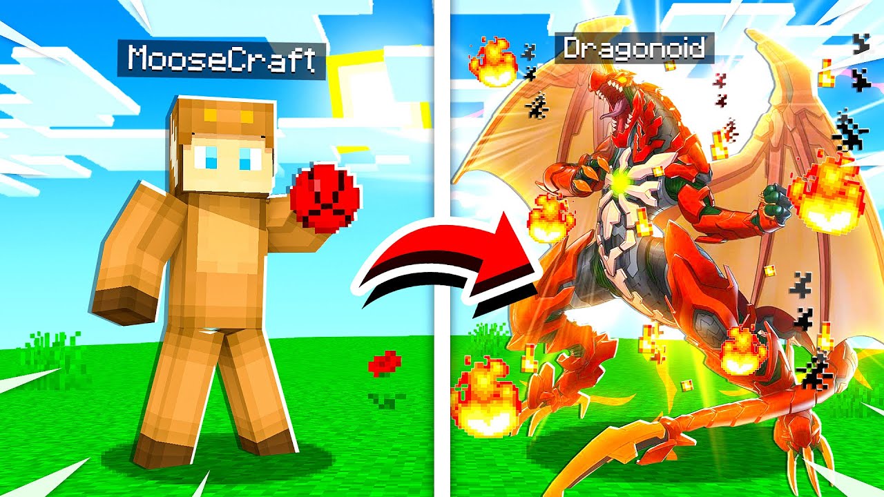 Playing BAKUGAN Dragonoid in Minecraft! (Battle Planet) - Minecraft videos