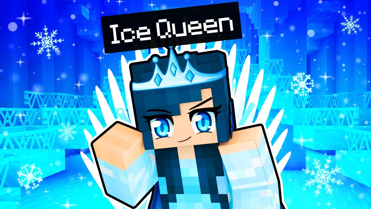 Playing Minecraft as the ICE QUEEN! - Minecraft videos