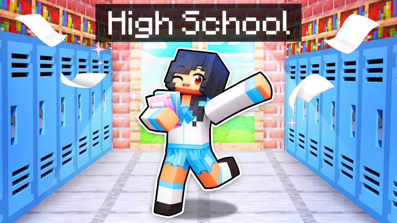 Playing as A+ STUDENTS In Minecraft High School! - Minecraft videos