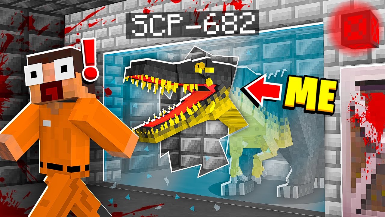 Playing as SCP-682 in MINECRAFT! - Minecraft Trolling Video - Minecraft ...