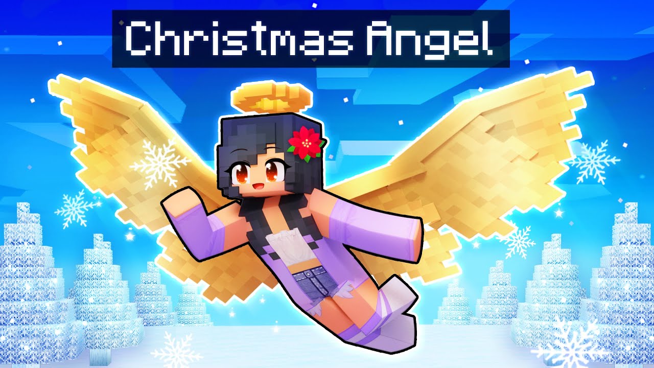 Playing as a Christmas ANGEL in Minecraft! - Minecraft videos