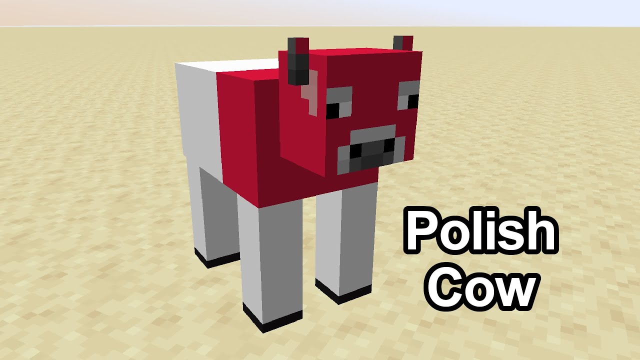 Polish Cow in Minecraft - Minecraft videos