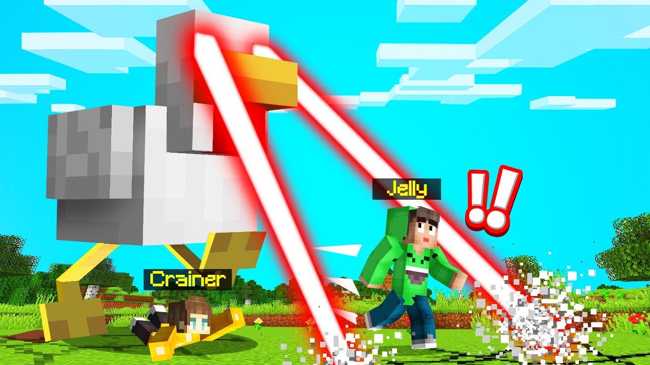 RUN From The EVIL GIANT CHICKEN Or DIE! (Minecraft) - Minecraft videos