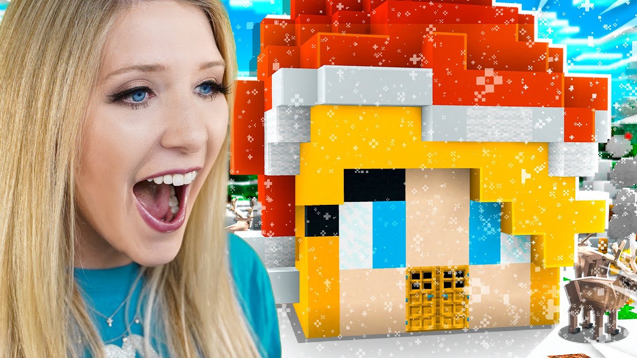 SANTA ONLY House Battle vs PrestonPlayz! - Minecraft - Minecraft videos