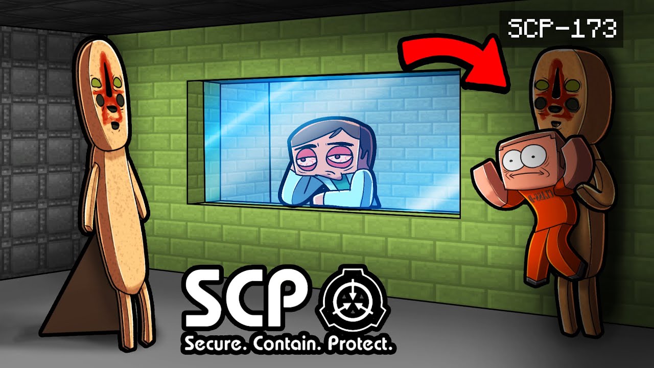 SCP-173 Troll to SCARE My Brother! (Minecraft) - Minecraft videos