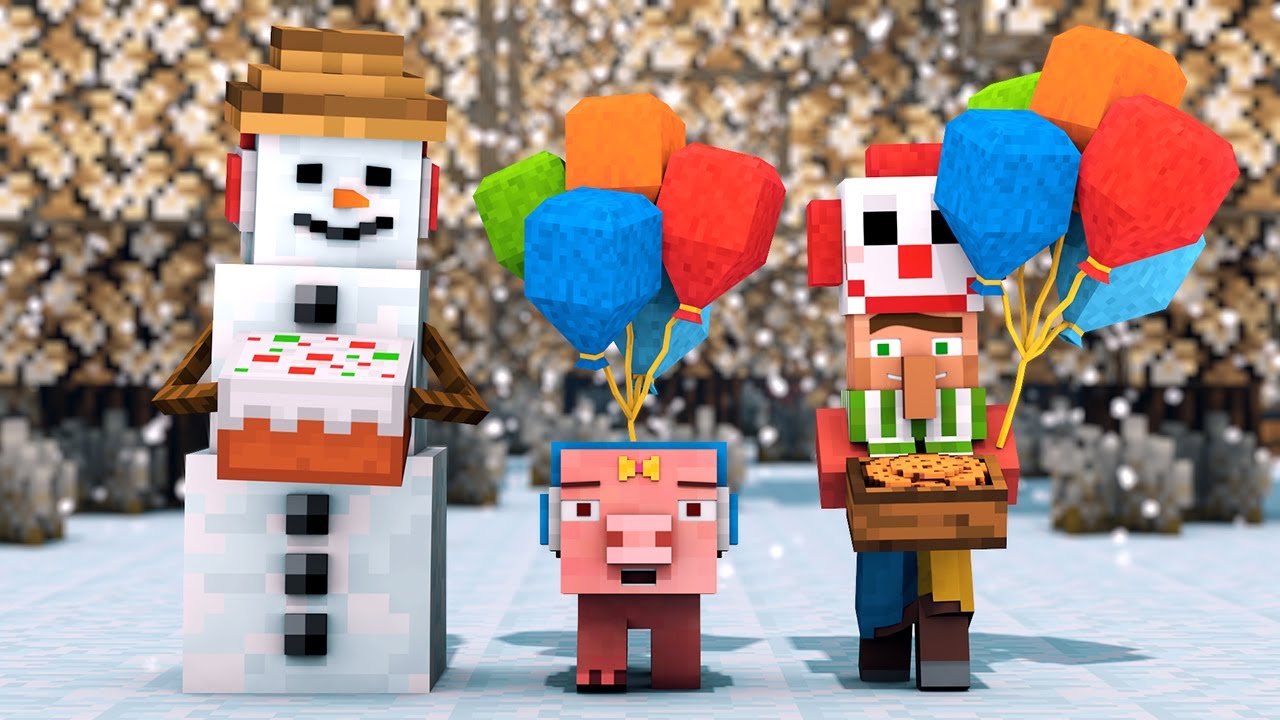 Snowman & Villager Life 4 : New Family - Minecraft Animation ...