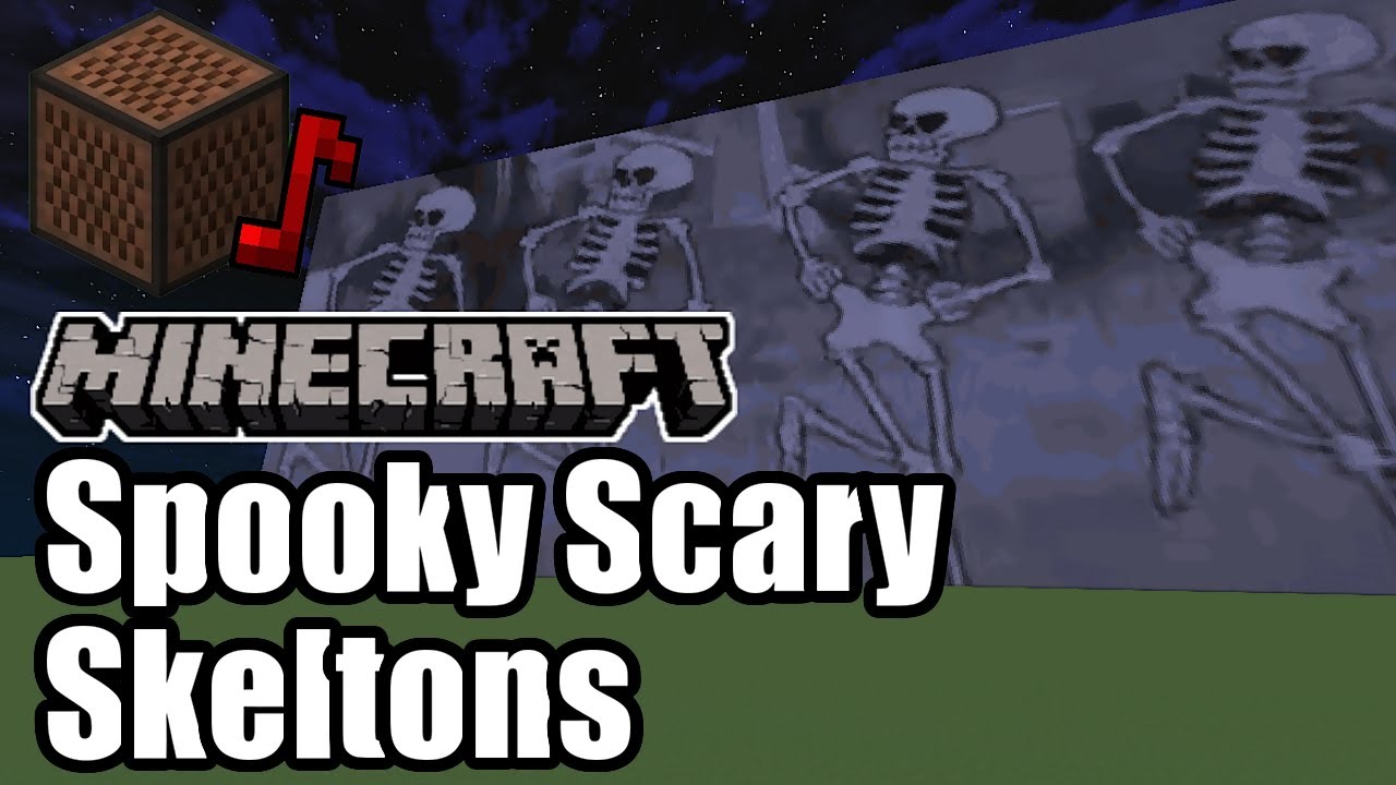 Spooky Scary Skeletons Remix (Minecraft)[A] - Minecraft videos
