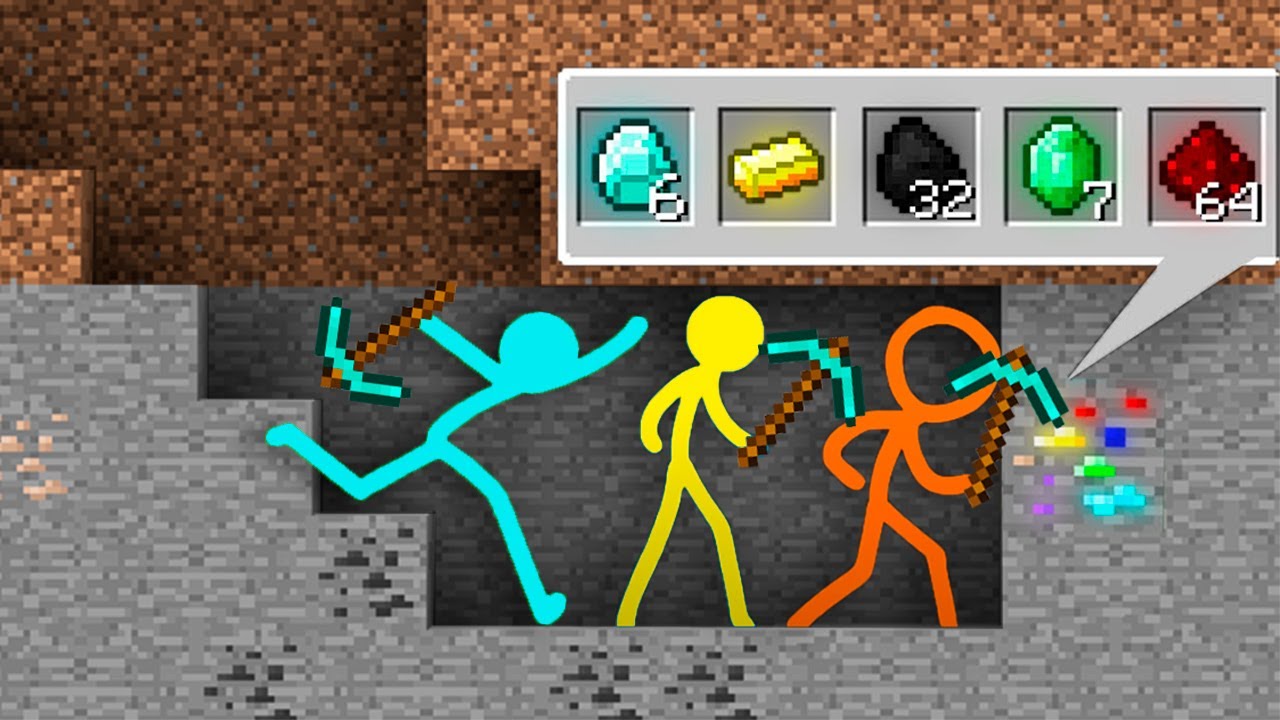 Stickman vs Minecraft AVM Shorts 19 Alan Becker Animation vs. Minecraft ...