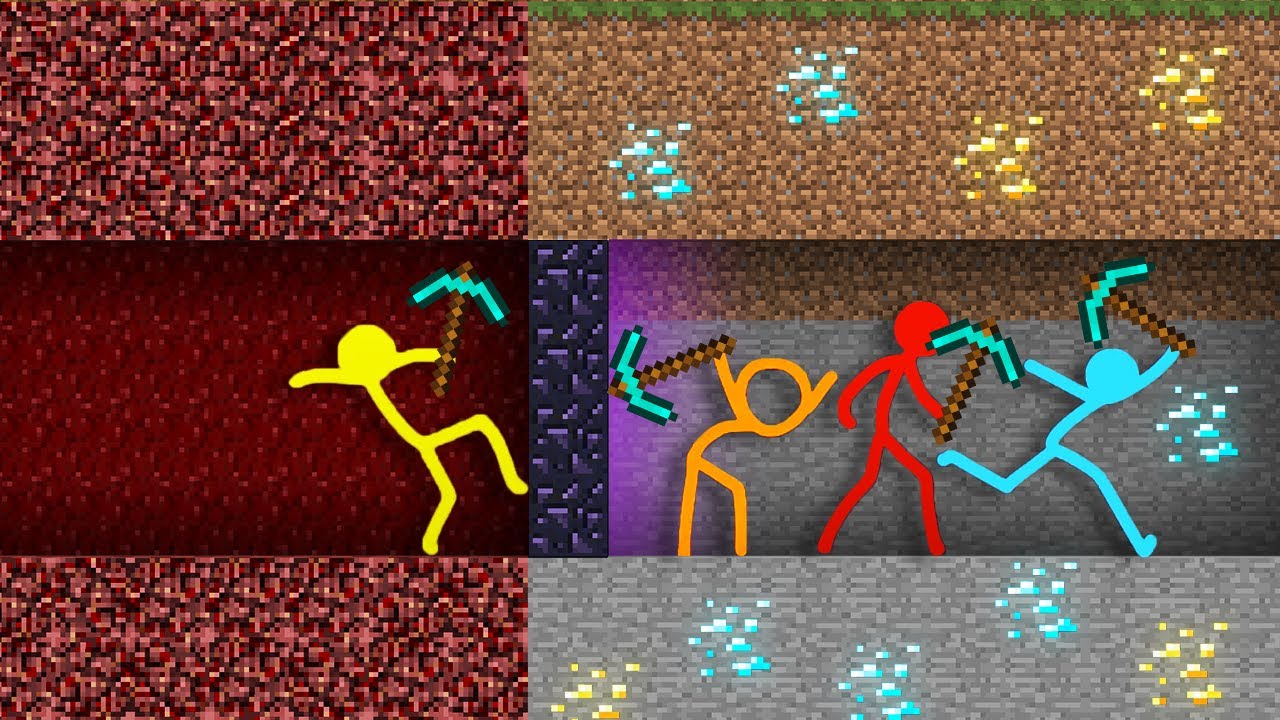 Stickman vs Minecraft Shorts Alan Becker Animation vs. Minecraft Shorts ...