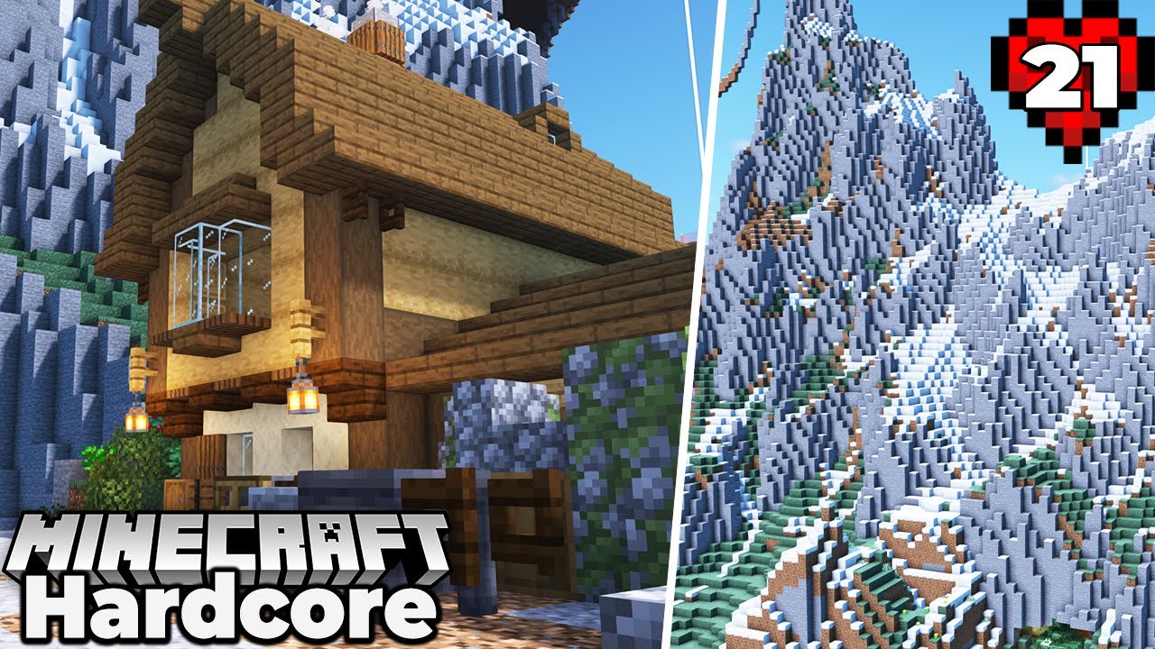 Stone Mason Villager House, Mega Mountain Update in Minecraft 1.16 ...