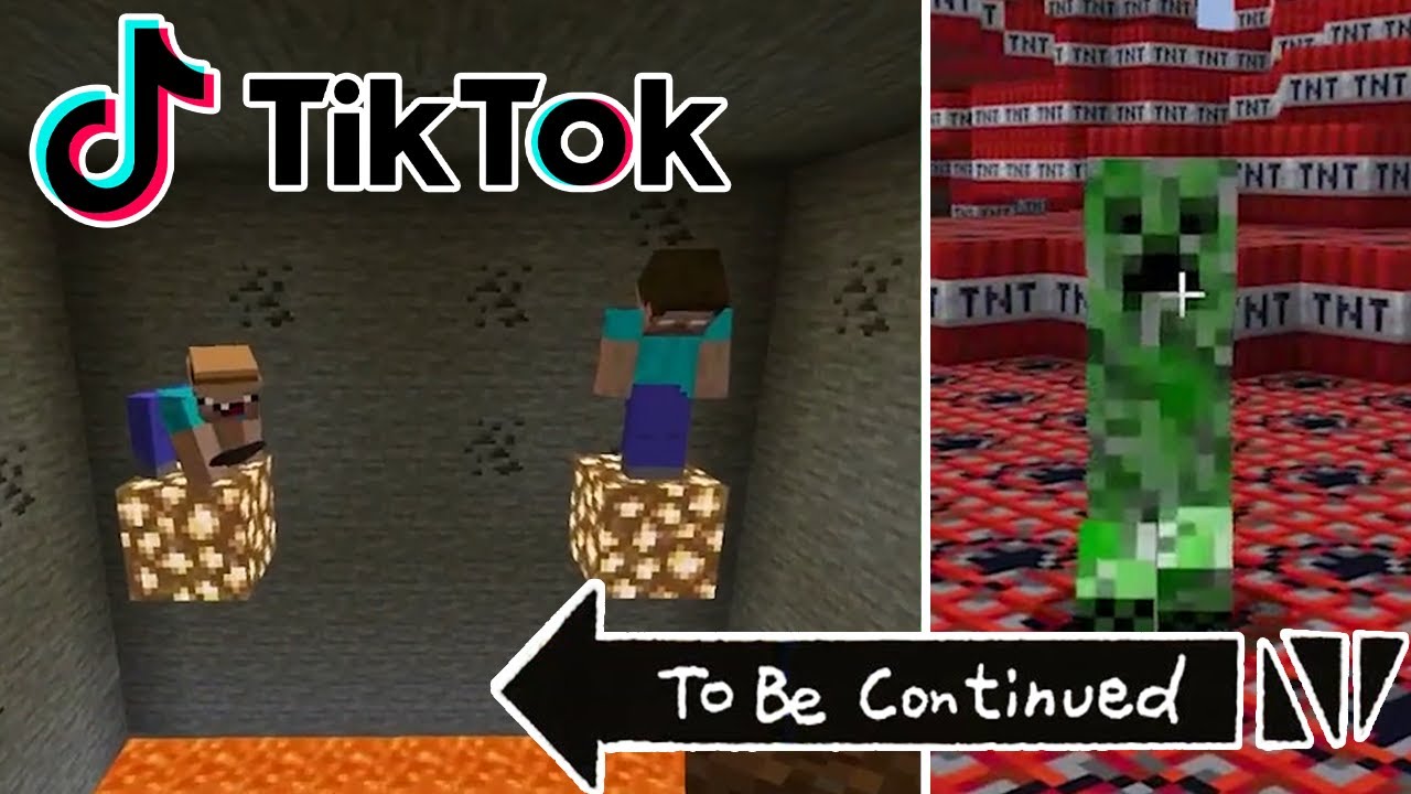 TIK TOK + MINECRAFT MEMES COMPILATION...[#12] - Minecraft videos