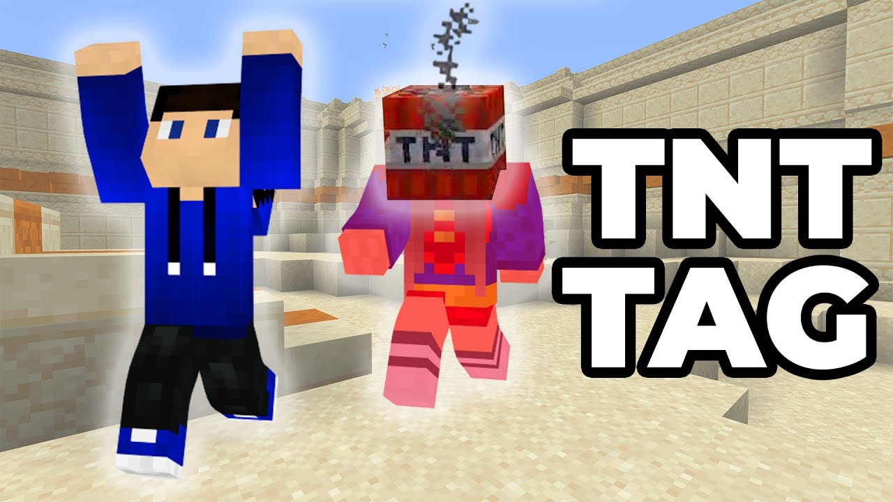 TNT Tag Minigame in Vanilla Minecraft - Minecraft videos