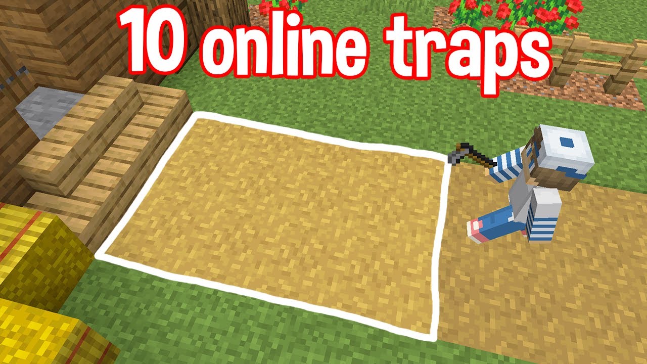 TOP 10 ONLINE TRAPS MOST EFFECTIVE IN MINECRAFT PART 4 - Minecraft videos