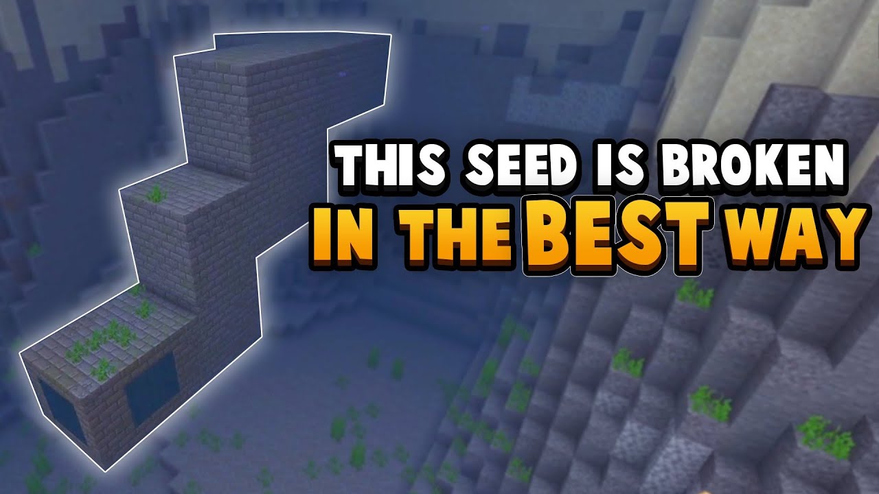 This Minecraft Seed Is SO BROKEN... In A Really useful Way - Minecraft ...