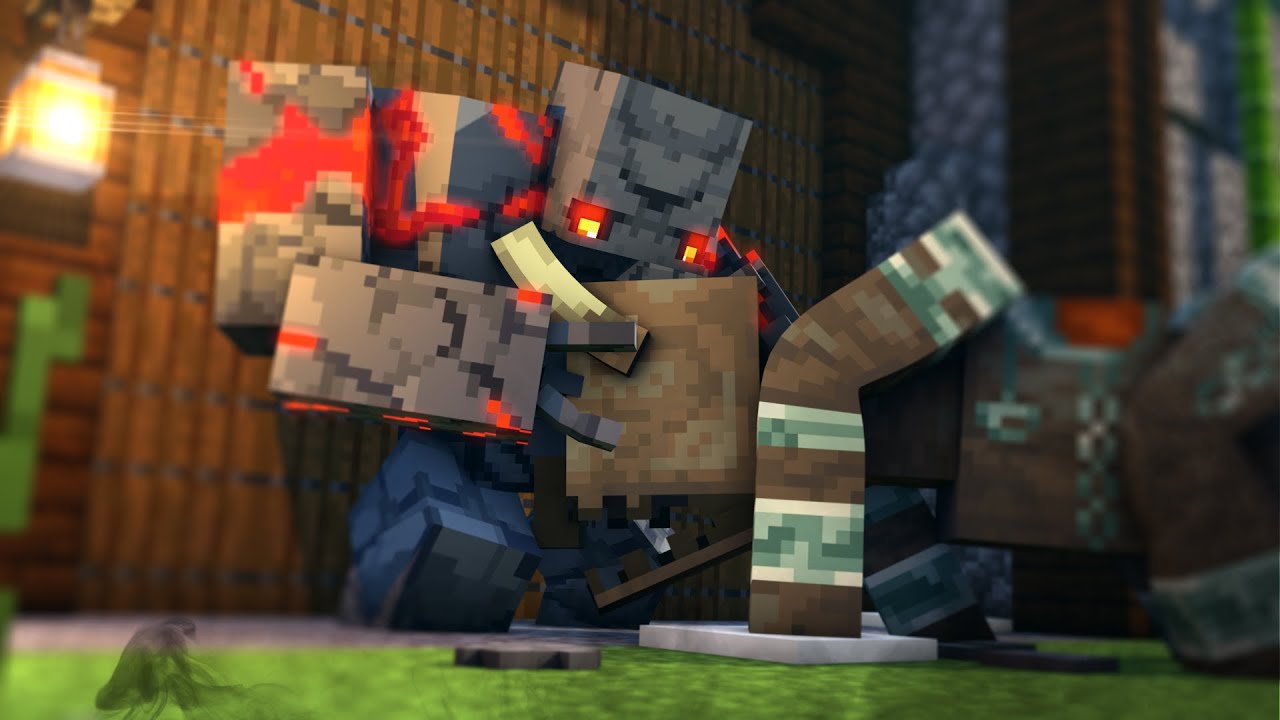 Villager & Pillager life #10 Minecraft Dungeon Animation - Minecraft videos