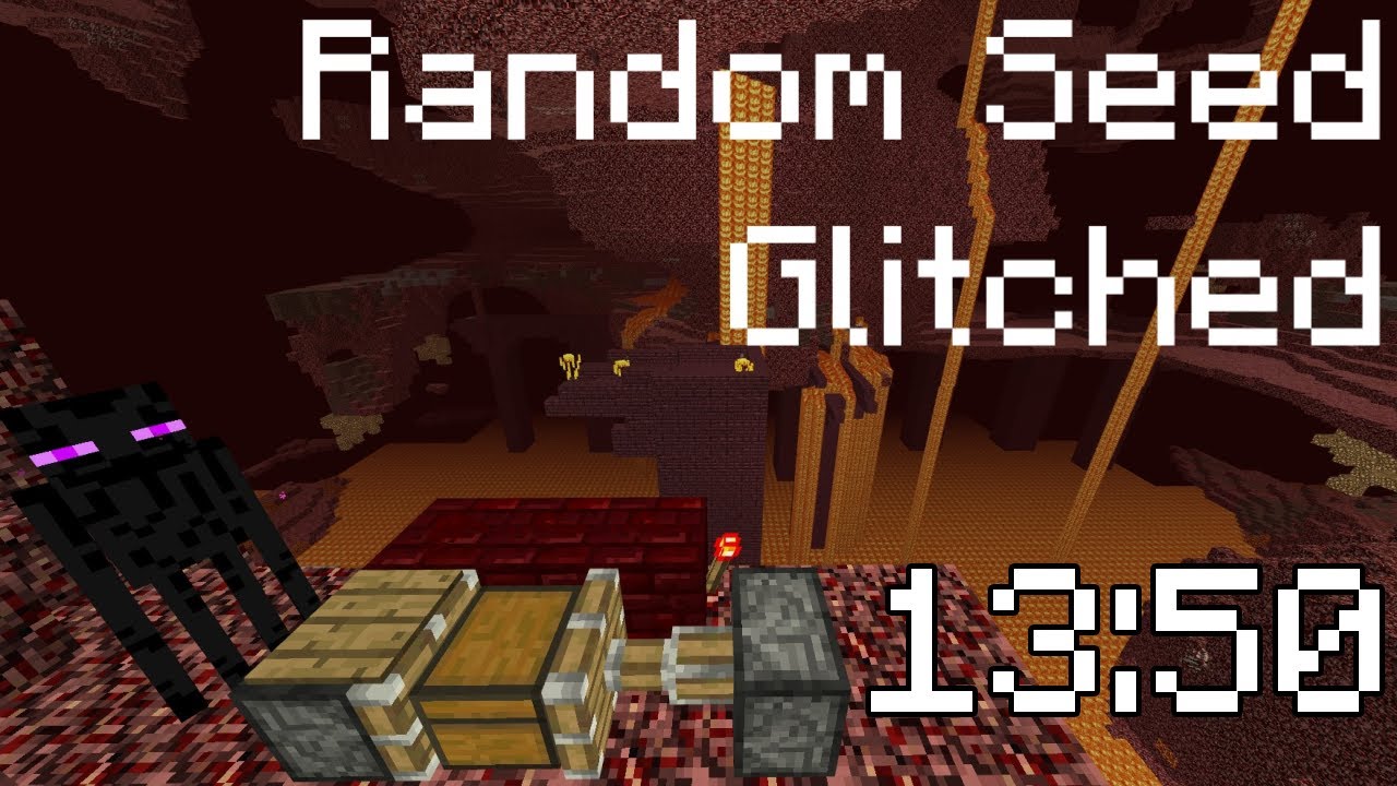 [WR] Minecraft Bedrock | Random Seed Glitched in 13:50 - Minecraft videos