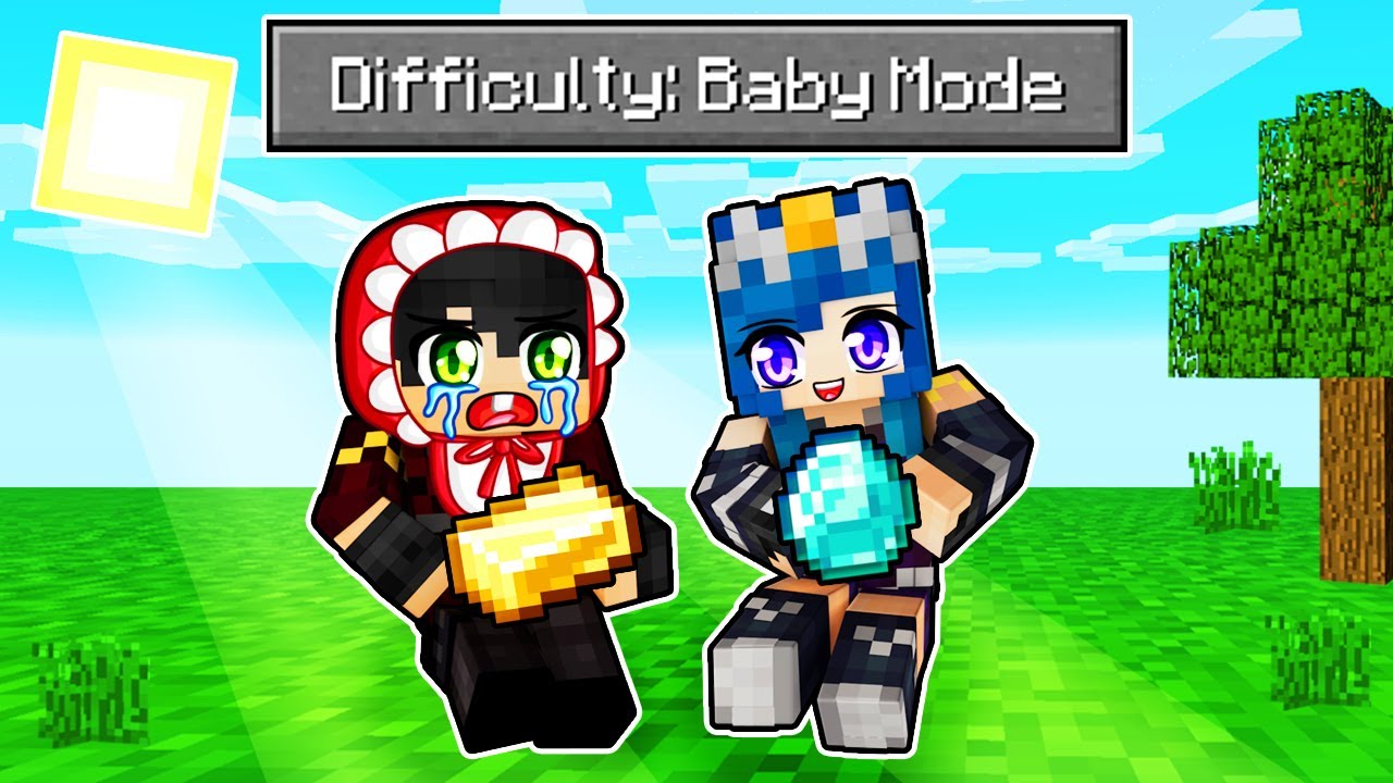 We Played Minecraft BABY MODE! - Minecraft videos