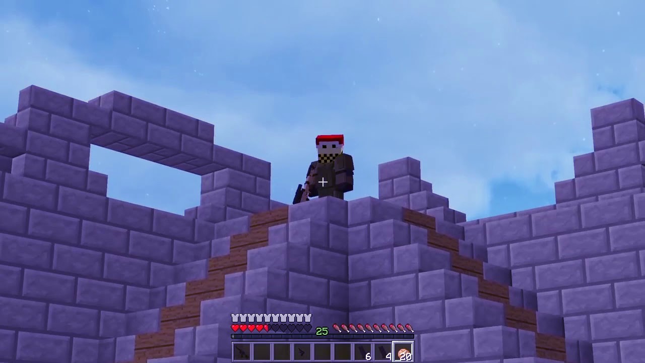 flying a ATTACK Minecraft HELICOPTER! Minecraft War #38 19 - Minecraft ...