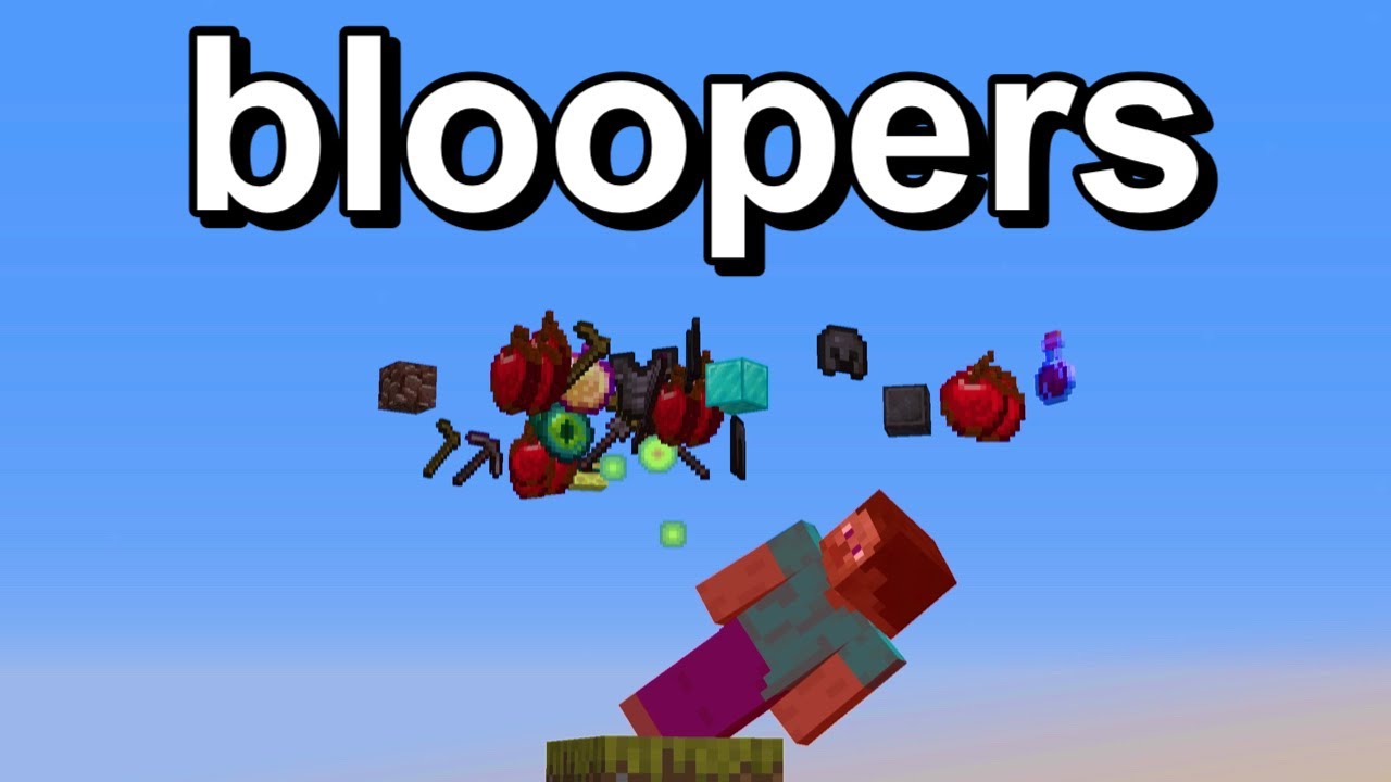 minecraft bloopers be like - Minecraft videos