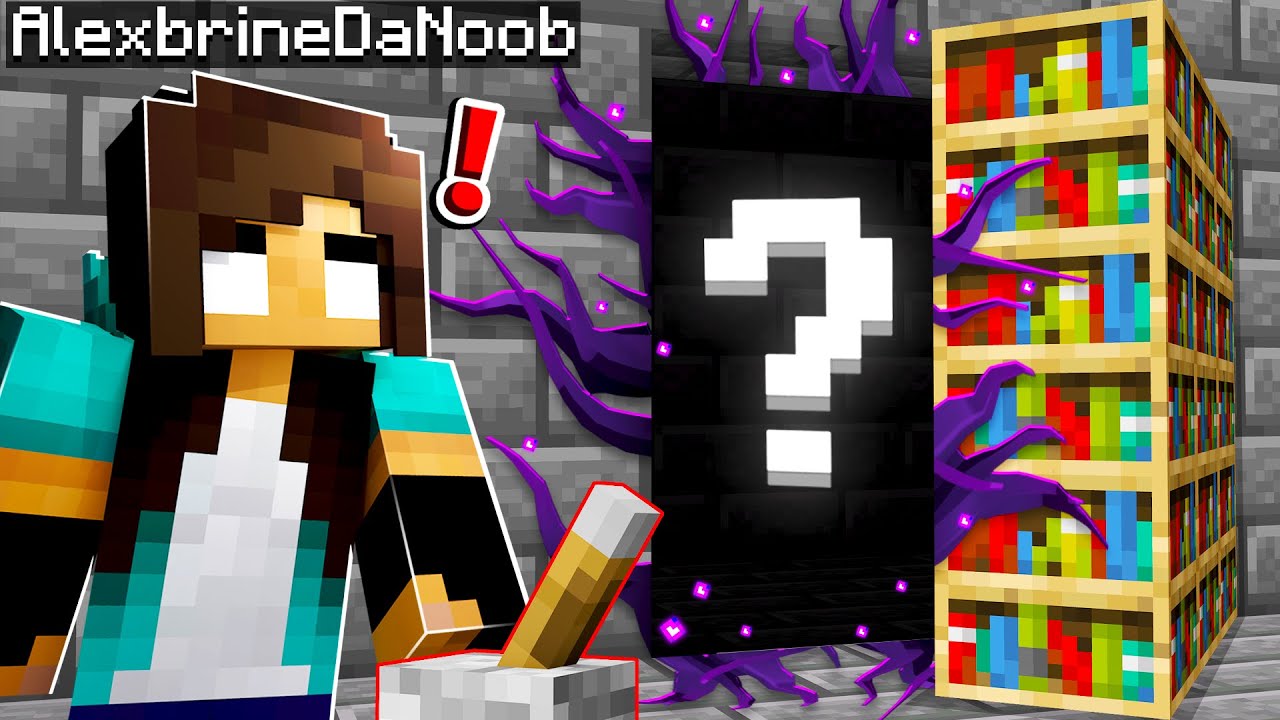 noob Girl RAIDS Dark Alex's HIDDEN Minecraft Base! - Minecraft videos