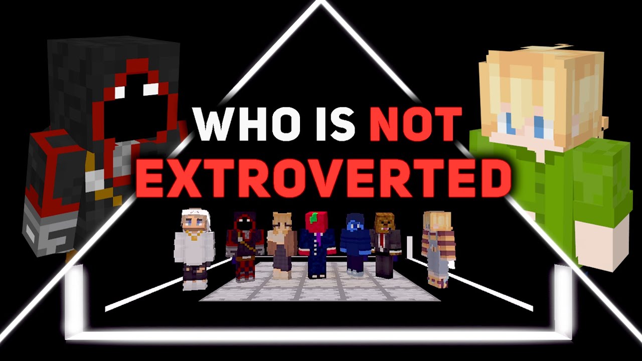 6 Extroverts vs 1 Introvert | Minecraft Odd Man Out - Minecraft videos