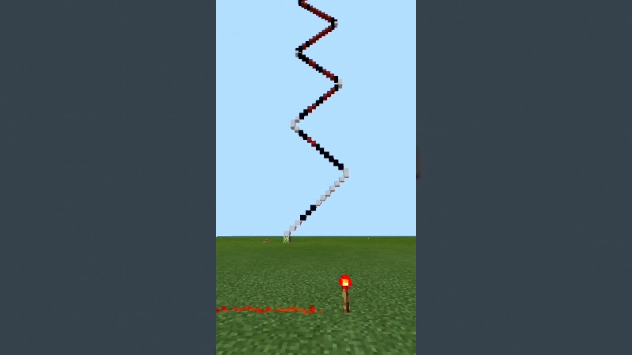 Among Us Imposter Statue in Minecraft Falling blocks - Minecraft videos