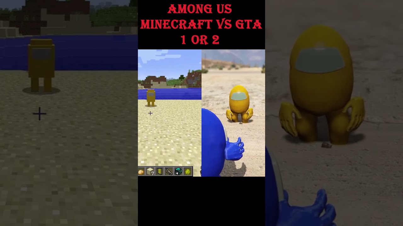 Among Us Minecraft VS GTA Kill ! #Shorts - Minecraft videos