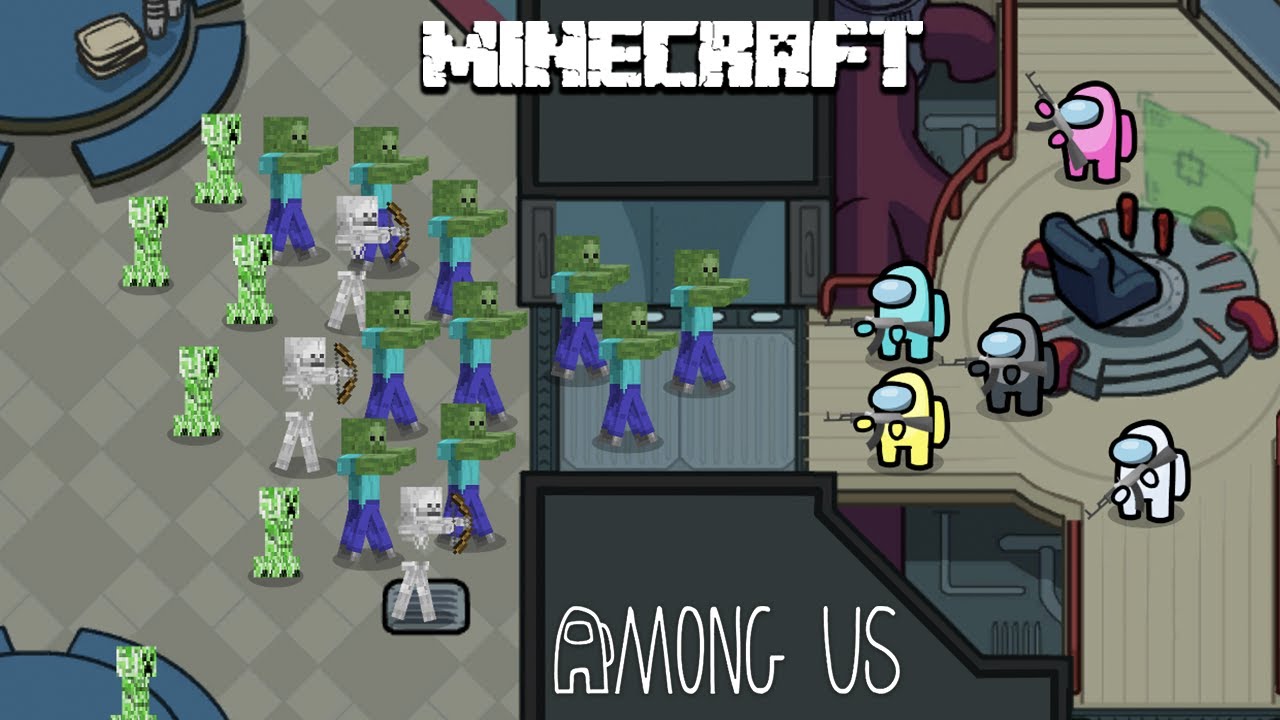 Among Us vs Minecraft Apocalypse - Animation EP1 - Minecraft videos