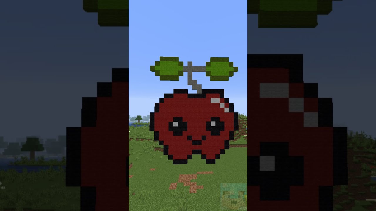 Apple pixel art - Minecraft - Minecraft videos