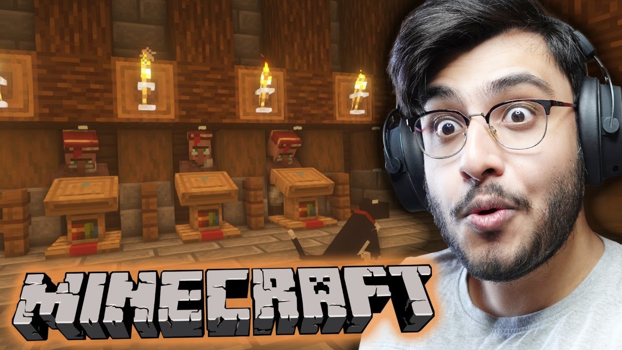 BUILDING A VILLAGER TRADING HALL IN MINECRAFT (HACIENDA PARLIAMENT ...