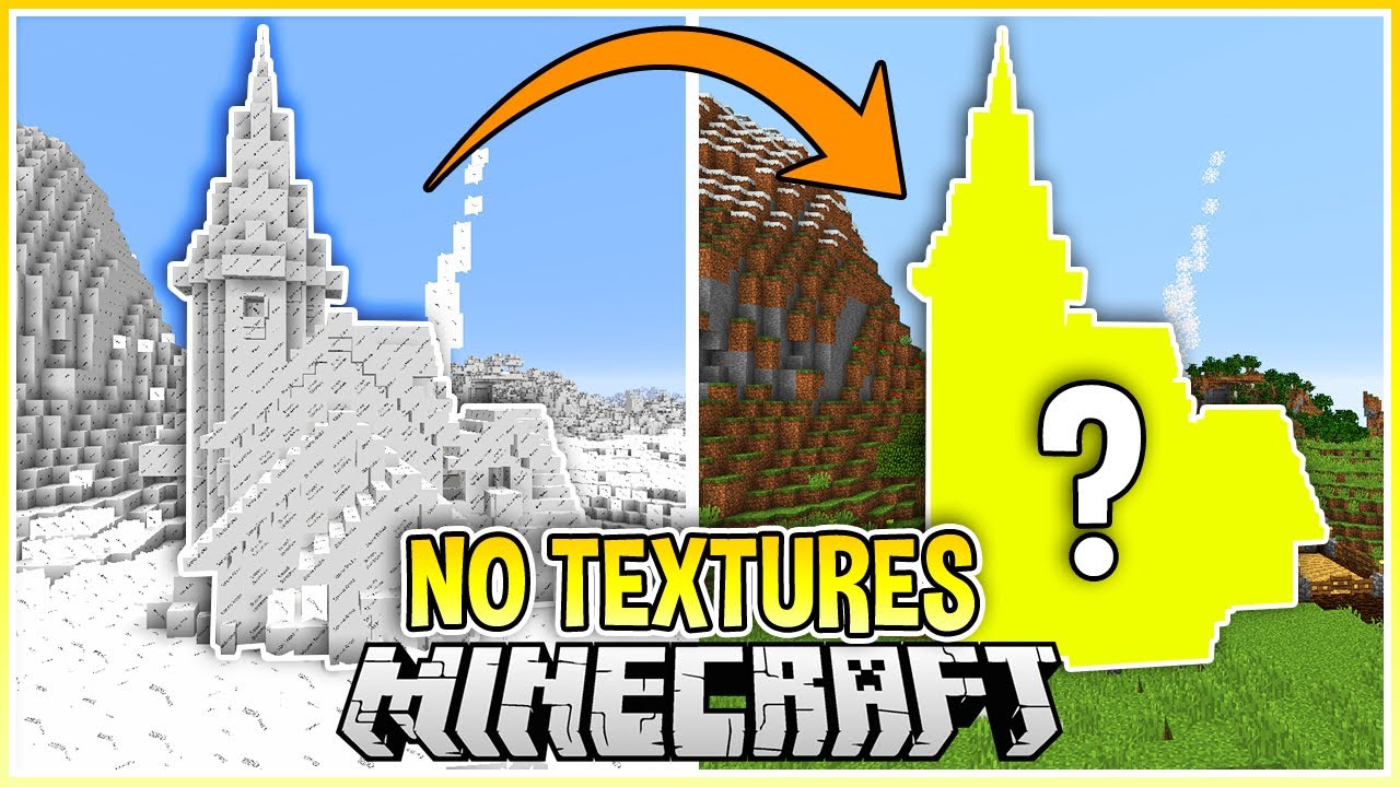 Building a Minecraft House with NO Textures?!? - Minecraft videos