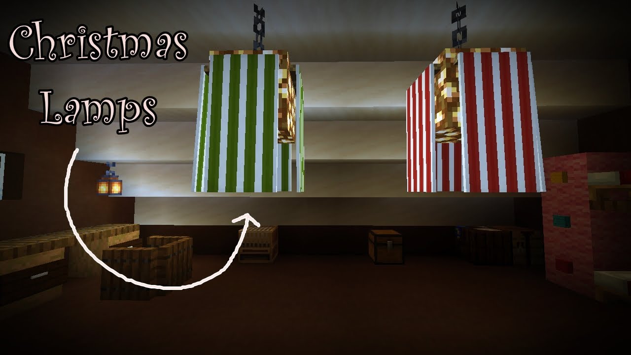 Christmas Lamps in Minecraft || Minecraft Christmas Builds || Tutorial ...