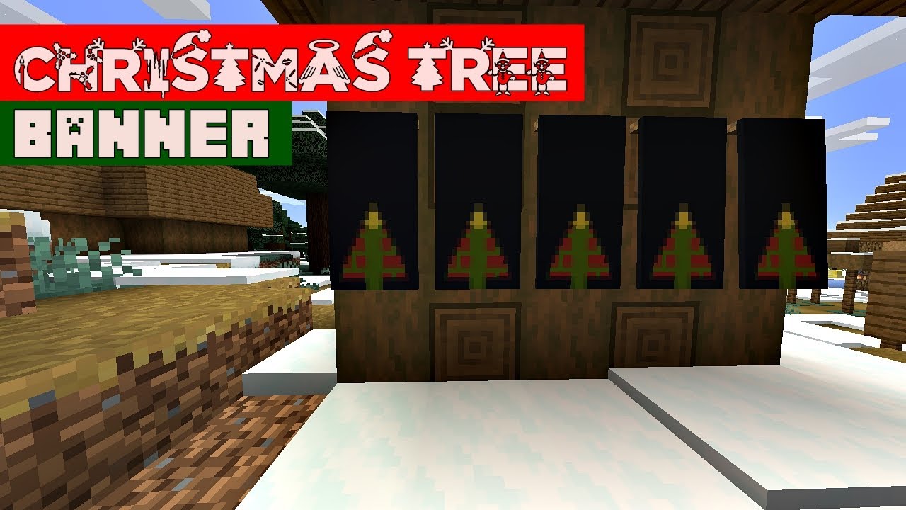 Christmas Tree Banner in Minecraft || Christmas Banner Designs ...