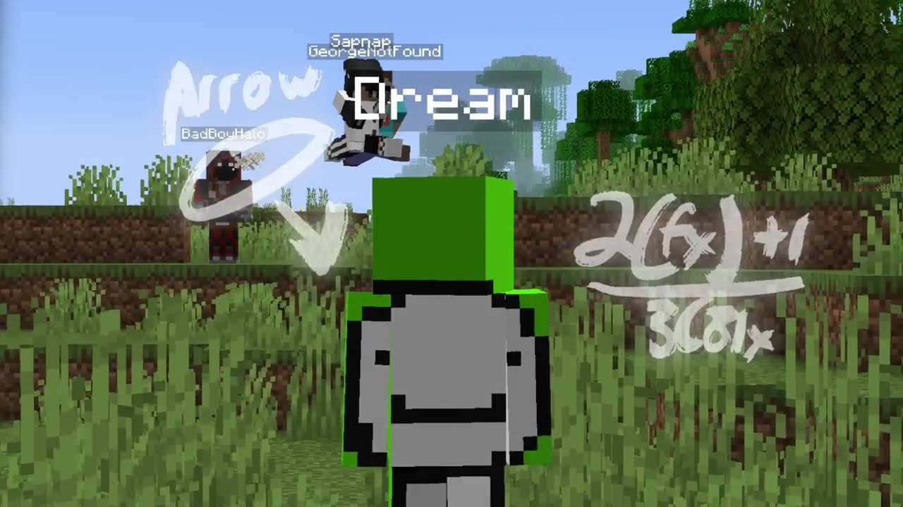 Dream In Minecraft Manhunt... - Minecraft videos