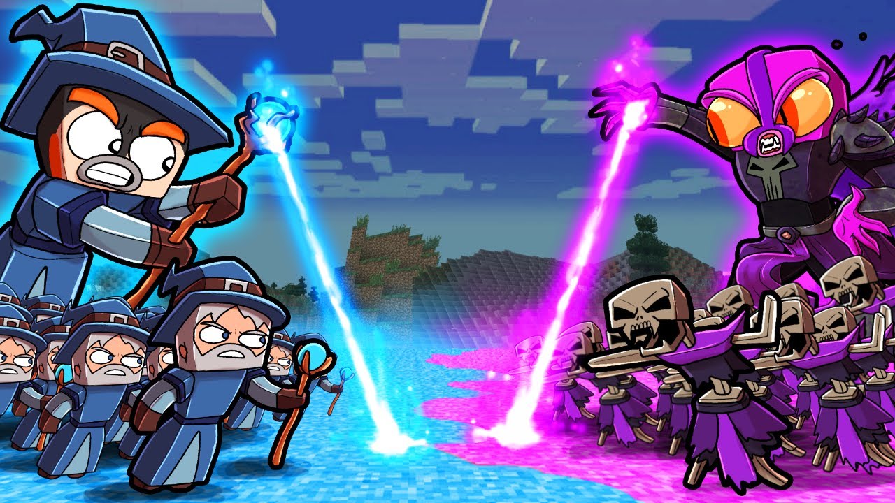 Elemental Wizard INFECTION Map Wars! (Minecraft) - Minecraft videos