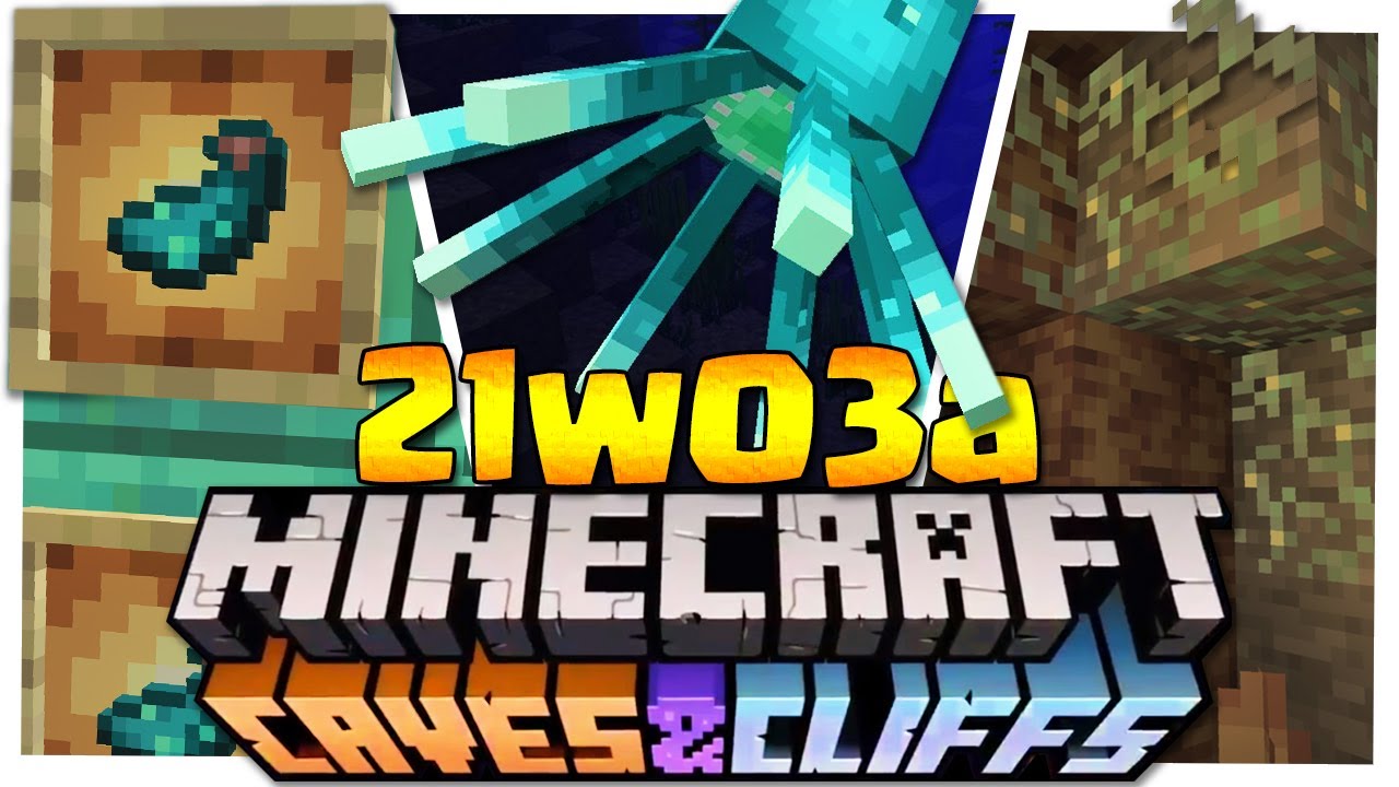 GLOW SQUID!! GLOW ITEM FRAME e LICHENI - Minecraft ITA 1.17 Snapshot ...