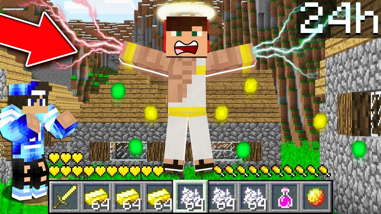 GPLAY ZOSTAJE NA 24H BOGIEM W MINECRAFT?! GPLAY I LAKI - Minecraft videos