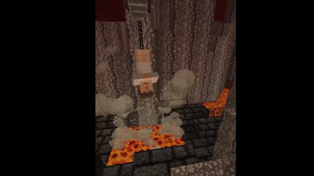 Hanging Villagers in minecraft hell - Minecraft videos