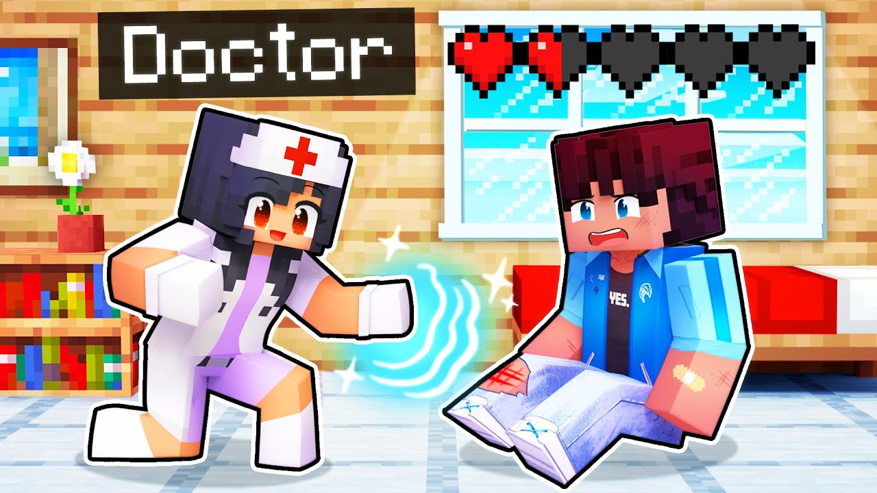 Healing My Friends As a Doctor In Minecraft! - Minecraft videos