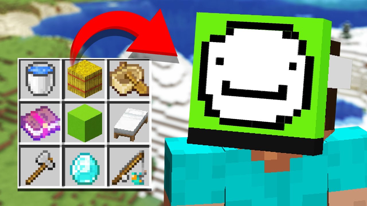Here's Dream's DREAM speedrun item in Minecraft - Minecraft videos