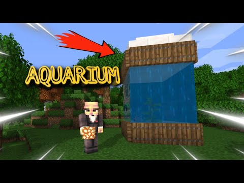 How To Make A Simple Aquarium In Minecraft (lets build) #shorts ...