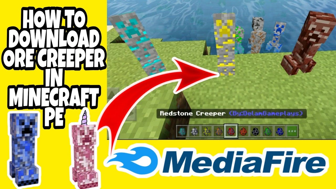 How to download ore creeper in Minecraft pocket edition| Ore creeper in ...
