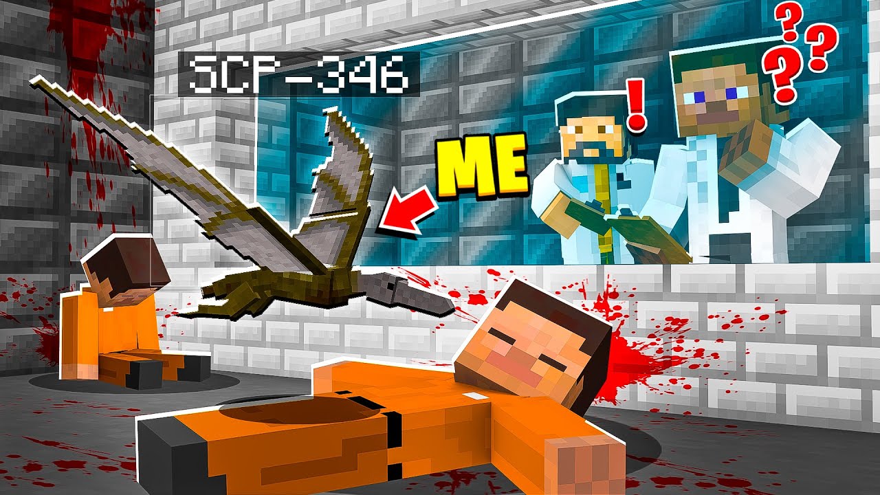 I Became SCP-346 "Pterodactyl" in MINECRAFT! - Minecraft Trolling Video ...