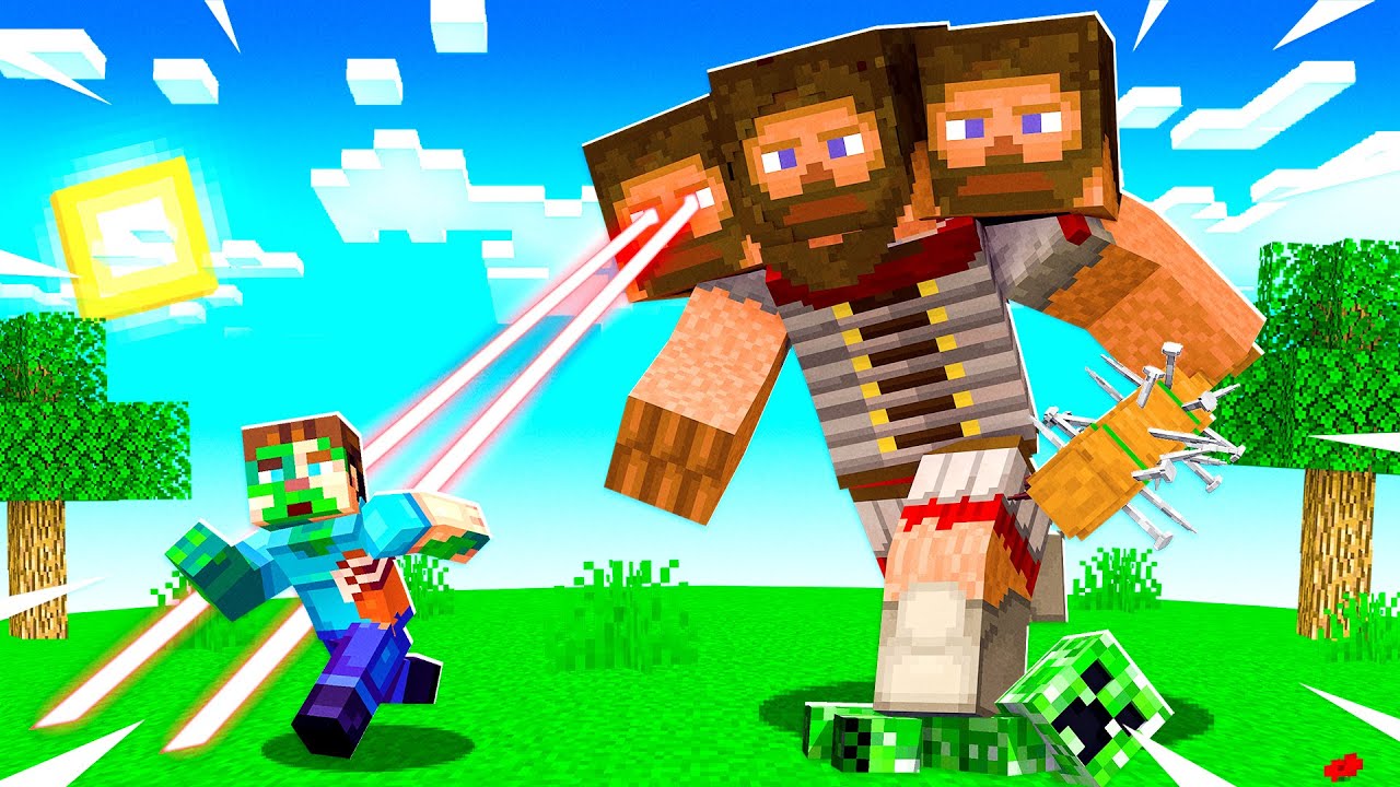 I summoned A 3-HEADED GIANT in MINECRAFT! - Minecraft videos