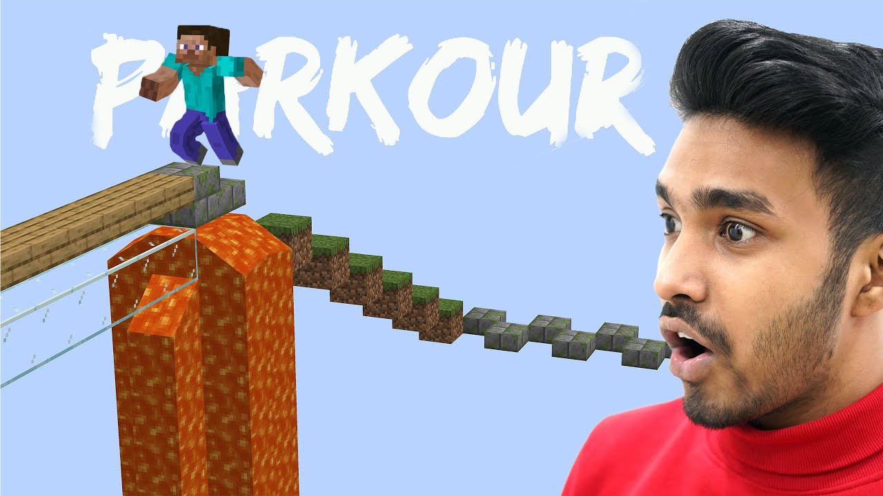 LONGEST PARKOUR IN MINECRAFT | UJJWAL GAMER - Minecraft videos