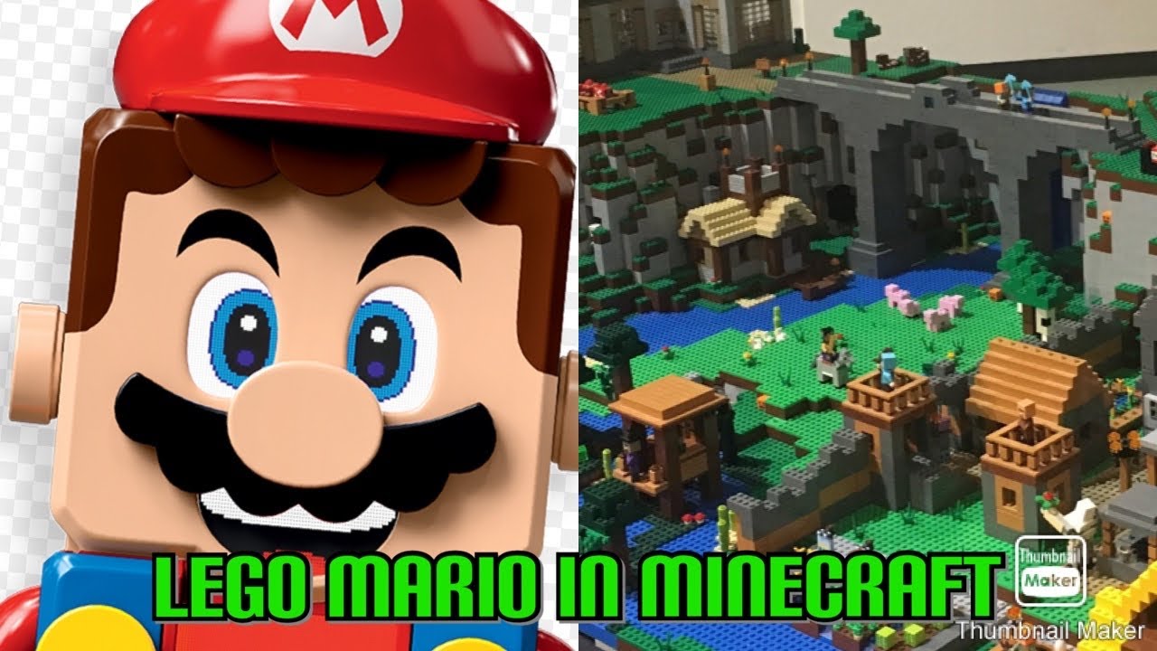 Lego Mario’s adventure through MINECRAFT 1 - Minecraft videos