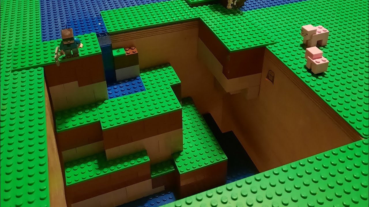 Lego Minecraft Ravine Stopmotion - Minecraft videos
