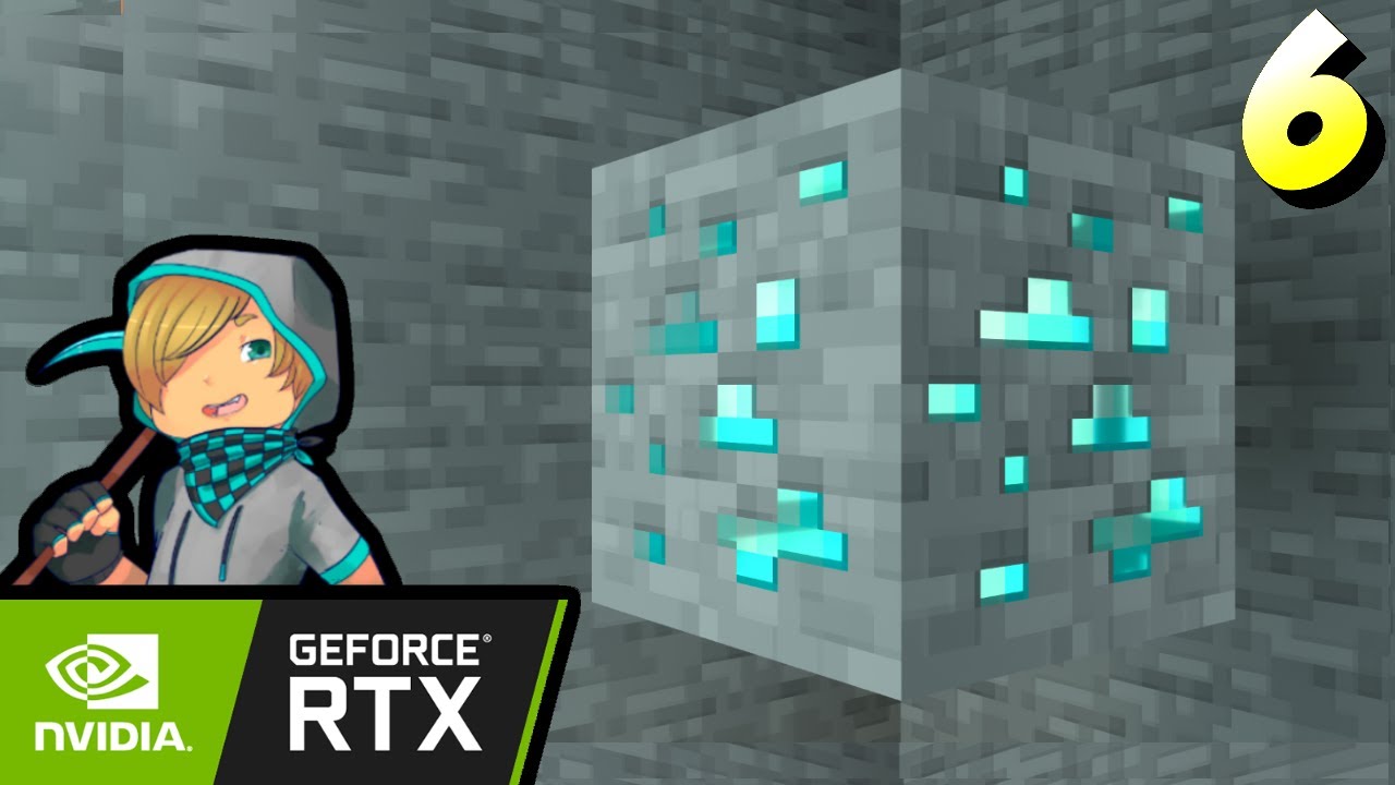 Let's Play Minecraft RTX Episode 6 | Sparkly Shiny Diamonds - Minecraft ...
