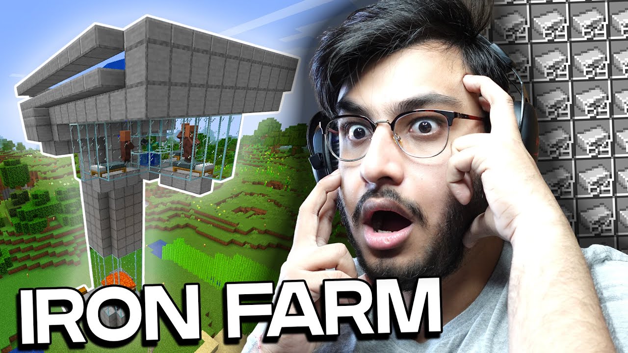 MADE MY FIRST IRON FARM IN MINECRAFT AND IT WAS HILARIOUS! - RAWKNEE ...
